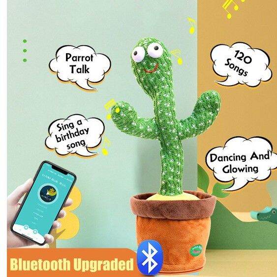 Ecool Electronic Dancing Singing Cactus Tik Tok Hot Selling Music Toys