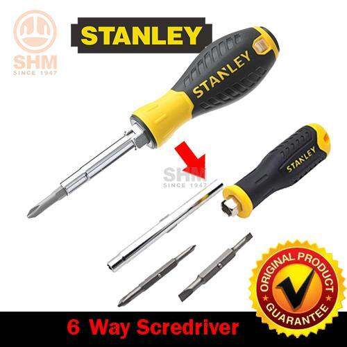 STANLEY 68-012 6 Way Screwdriver Set | Lazada