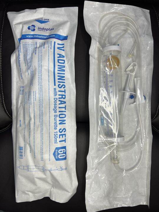 BURETTE / SOLUSET infusion set INDOPLAS 150 ML | Lazada PH