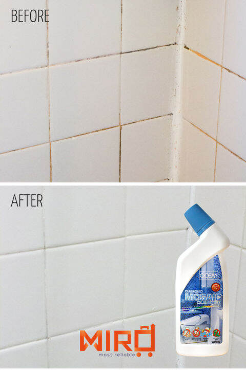 Ocean Mosaic Cleaner for Washroom - Removes Toilet, Tiles & Stain 500ml ...