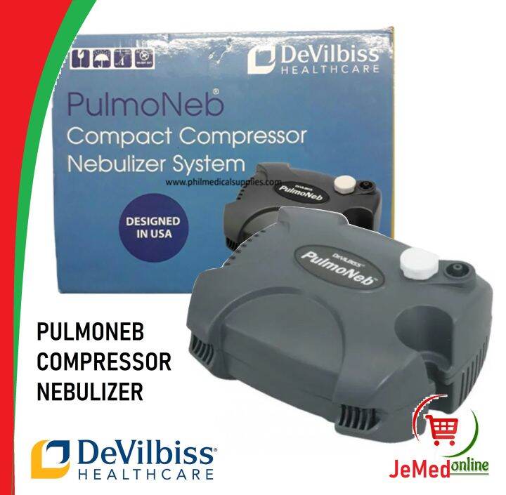 PulmoNeb DeVilbiss Compact Compressor Nebulizer System Pulmo Neb ...