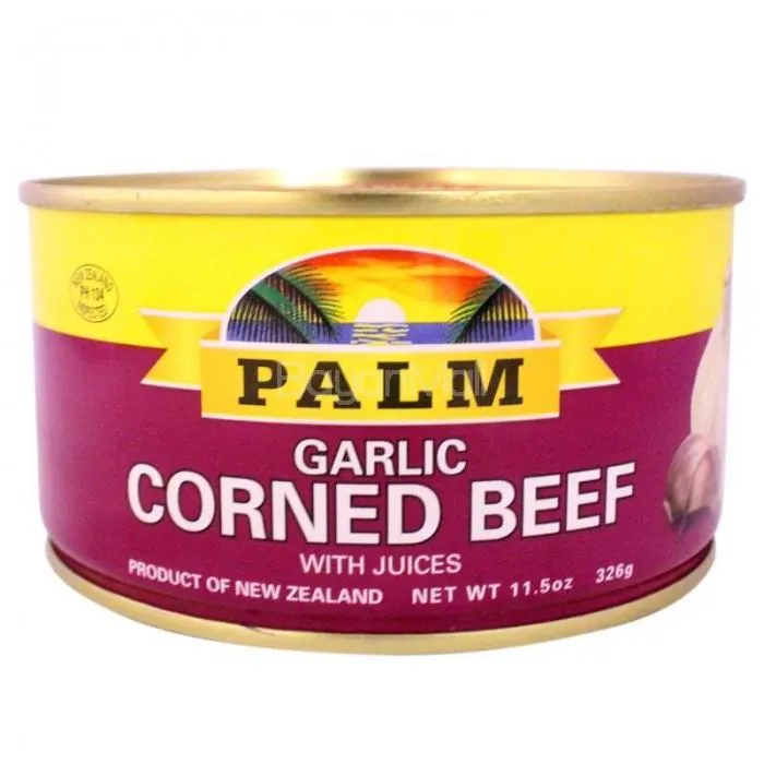 Palm Corned Beef Garlic 326G | Lazada PH