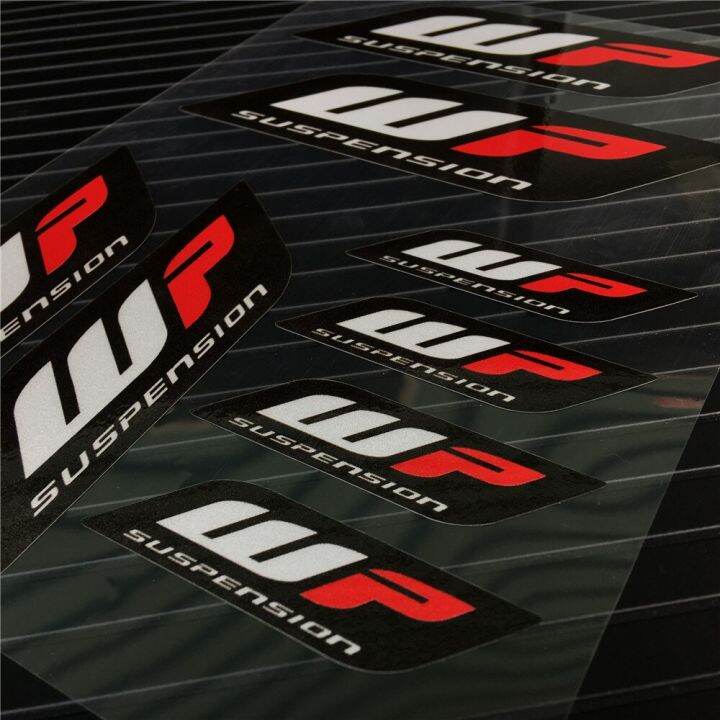1 Set Reflective Wp Suspension Sticker Shocker Damper Decal For Ktm ...