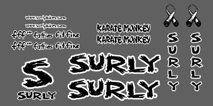 Surly Bike Decals Karate Monkey | Lazada PH