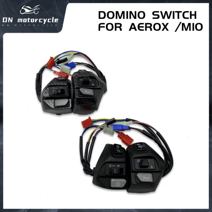 DN SHOP Domino Switch Handle Switch for Aerox / Mio Left & Right 1Pair ...