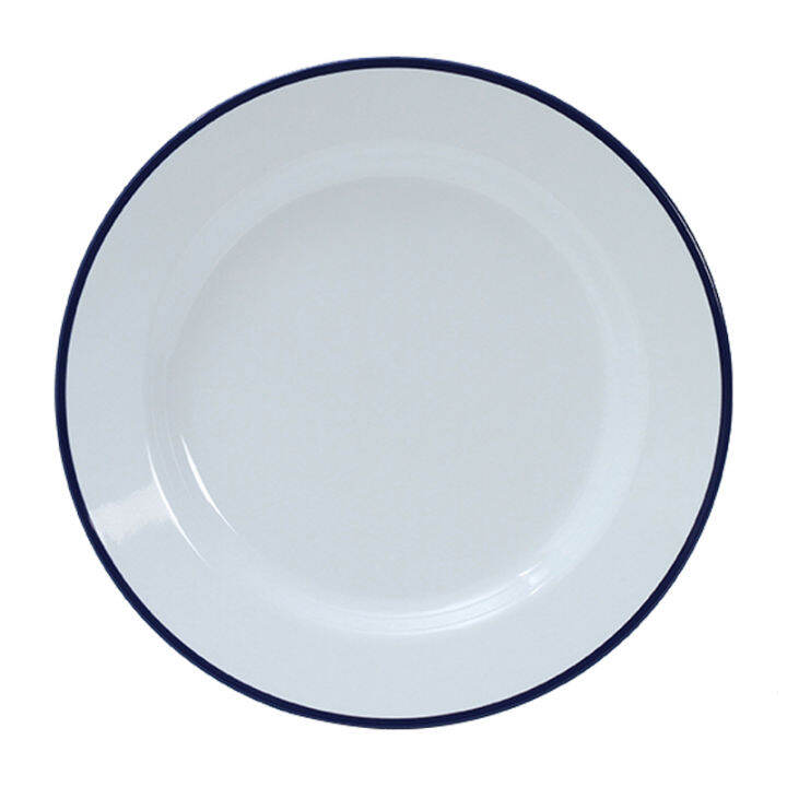 เอโร่ จานตื้นมีขอบ 8 นิ้ว รุ่น RETRO : aro Plate 8" Retro | Lazada.co.th