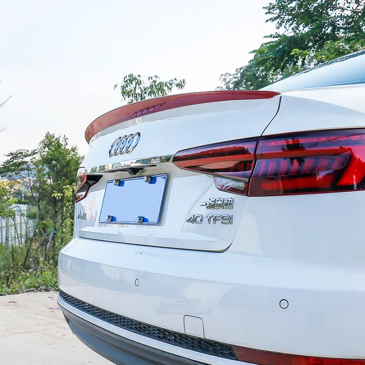 17-19 Audi a4l rear wing refitted with exterior decoration movement without punching ABS paint ...