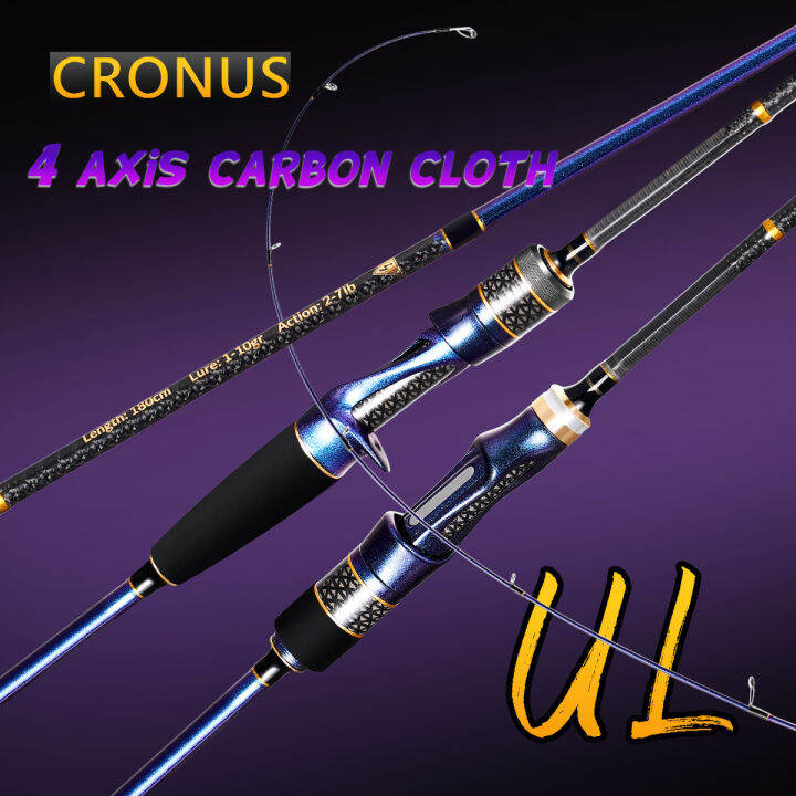 1.5M/1.68M/1.8M/1.98M /2.1M Solid tip UL Carbon Fiber Fishing Rod fast ...