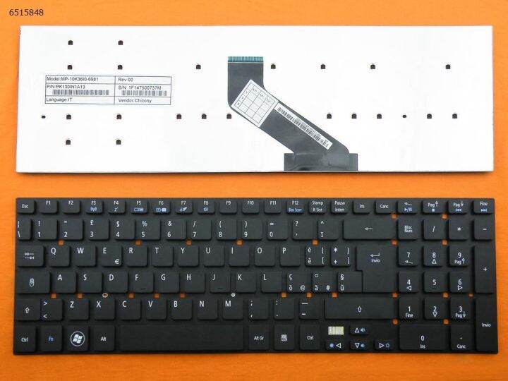 Italian New Replacement Keyboard for Acer Aspire E1-510 E1-510P E1-572G ...