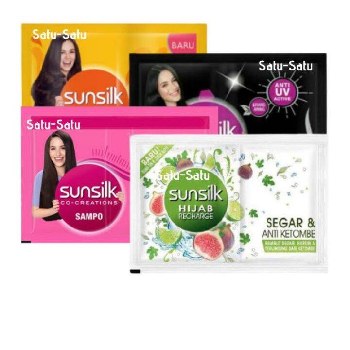 Sunsilk Shampoo Sachet Renceng All Variant 12's | Lazada Indonesia