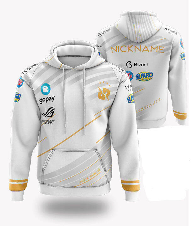 Jaket Hoodie Esport RRQ 2020 Switer Sweater Jumper Gaming Full Print ...