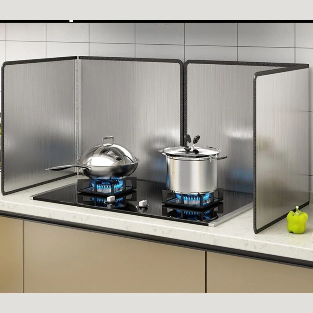 Big&Bouncy hub - Kitchen Gas Stove Baffle Stainless Steel shield for ...