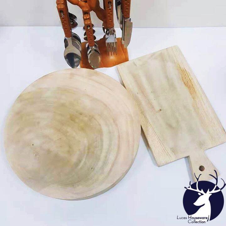 MAKAPAL WOODEN CHOPPING BOARD / NATURAL HARDWOOD CUTTING BOARD ...