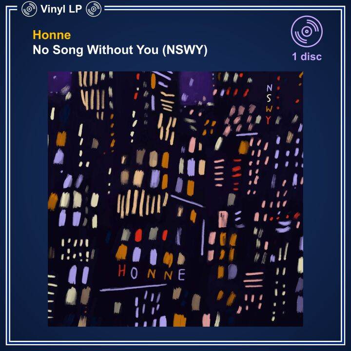 [แผ่นเสียง Vinyl LP] Honne - No Song Without You (NSWY) [ใหม่และซีล SS] | Lazada.co.th