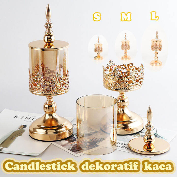 gaya Eropa mewah kristal kaca bening timbul penyimpanan di dalam kotak ...