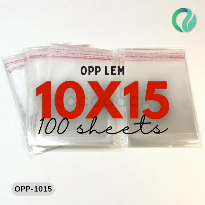 Plastik Bening OPP Seal 10x15 cm | Lazada Indonesia