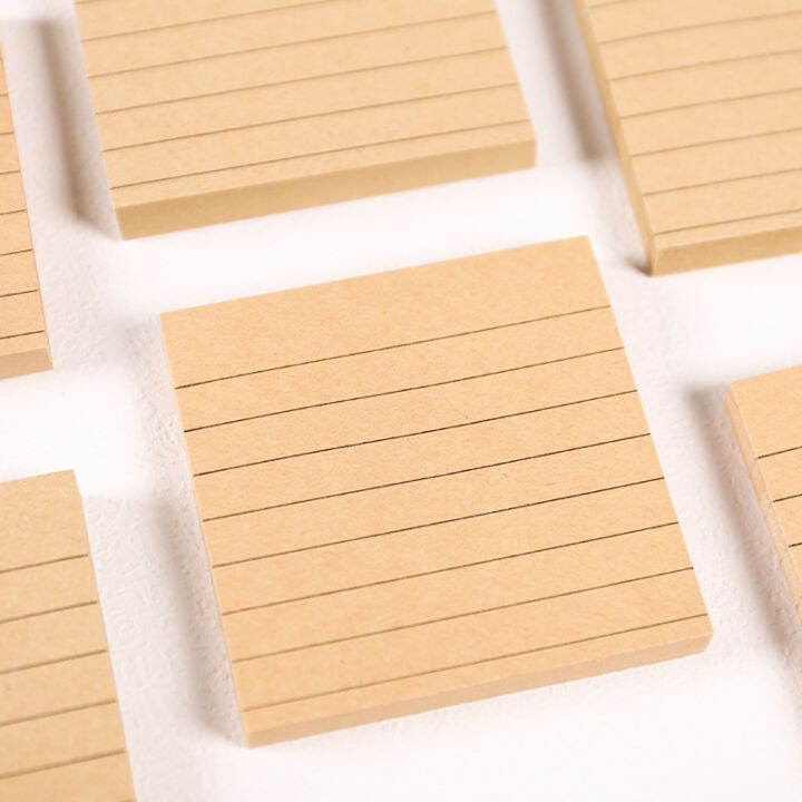 【CW】BL-3 Muji Simplicity Kraft Paper Sticky Notes Sticky Notes N Take ...