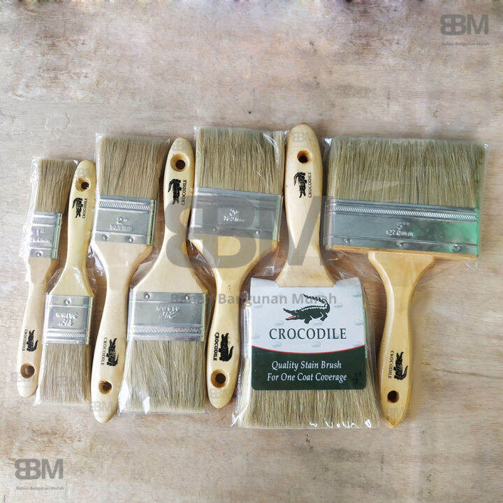 KUAS CAT BUAYA 2 INCH / KUAS CAT TEMBOK MINYAK CROCODILE 1 - 5 Inch ...