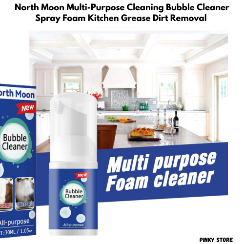 North Moon Multi-Purpose Cleaning Bubble Cleaner Spray Foam Kitchen ...