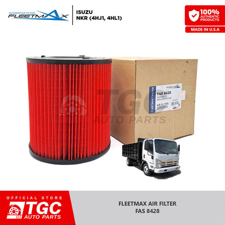 Fleetmax Air Filter / Air Cleaner ISUZU NKR (4HJ1, 4HL1) FAS 8428 1PC ...
