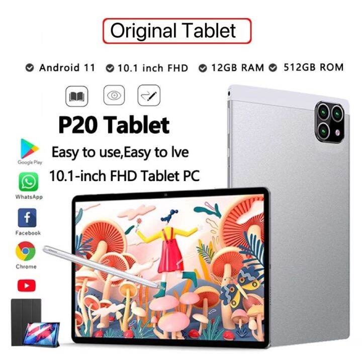 Tablet original P20 pad tablet sale 2022 11.6inch 12GB+512GB 8000mah 23+46MP buy 1 take 1 free ...