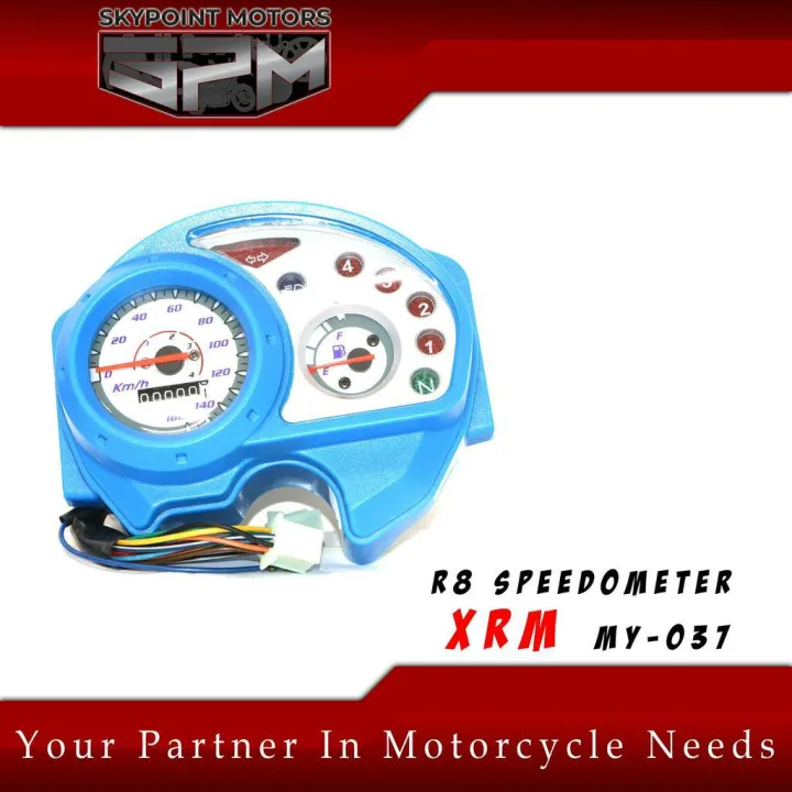 espesyal na al ok R8 SPEEDOMETER XRM MY-037 DXL (9855-110-Blue) | Lazada PH
