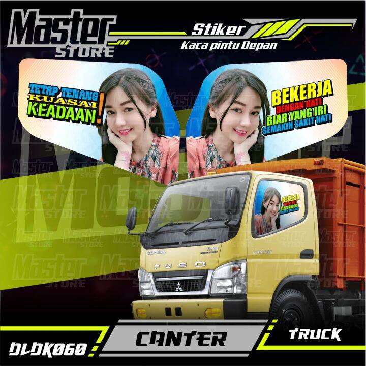 Stiker Decal Kaca Pintu All Truck Canter, Ragasa, Umplung, Giga, Dyna ...