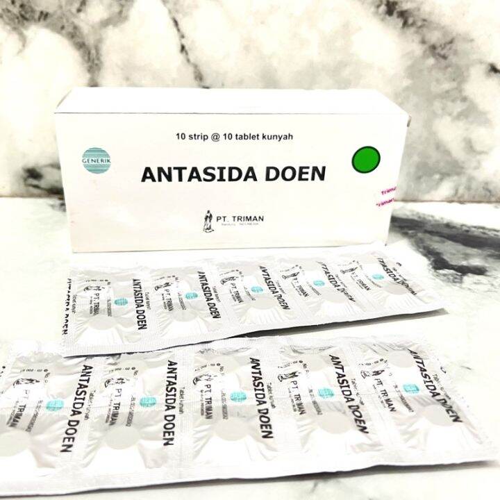 ANTASIDA DOEN STRIP 10 TABLET KUNYAH | Lazada Indonesia