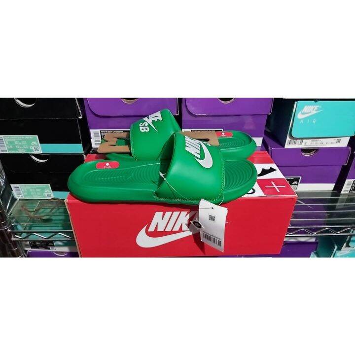 SB Victori One Slides Green White | Lazada PH