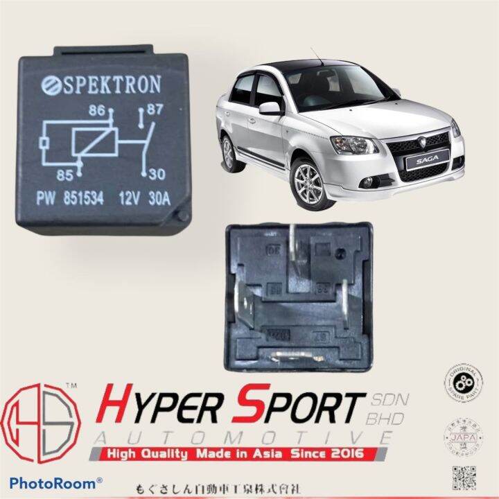 PROTON SAGA BLM PERSONA POWER RELAY SPEKTRON (12V 30A) (4PIN)(PW851534 ...
