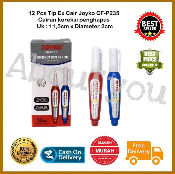 1 batang Tip ex Cair Tipex Kecil Murah penghapus pulpen cair Tip X mini ...
