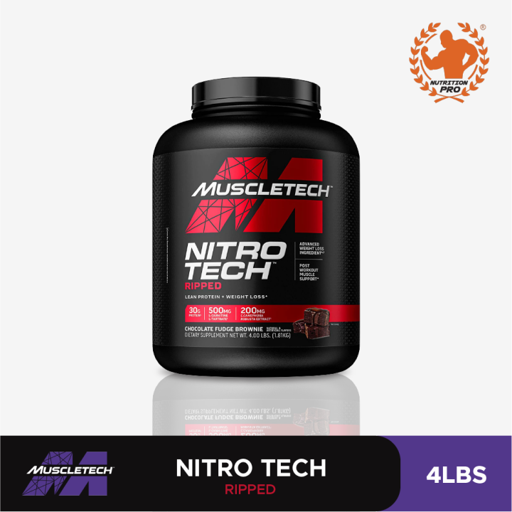 MUSCLETECH NITRO TECH RIPPED (4 LBS) MAINTAIN MUSCLE SIZE, MUSCLE ...