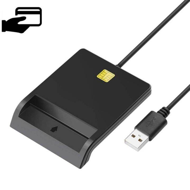 Multi-Function ID Card Reader Black Smart Tax Return Bank ID Card ...