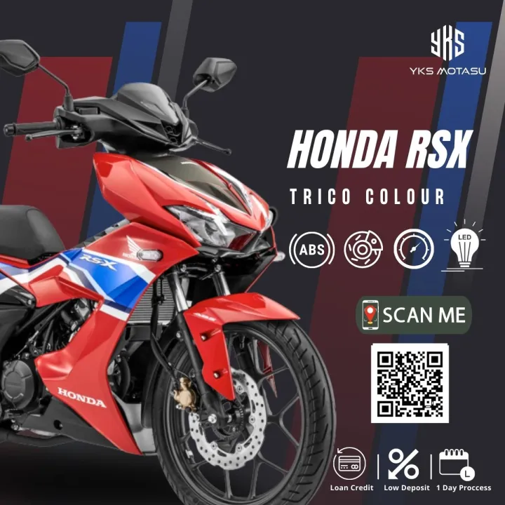 HONDA RSX 150 TRICO RED (CASH) | Lazada