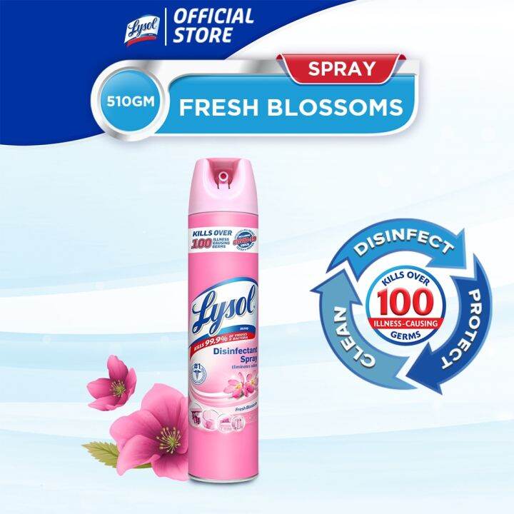 Lysol Disinfectant Spray Fresh BlossomS 510g | Lazada PH