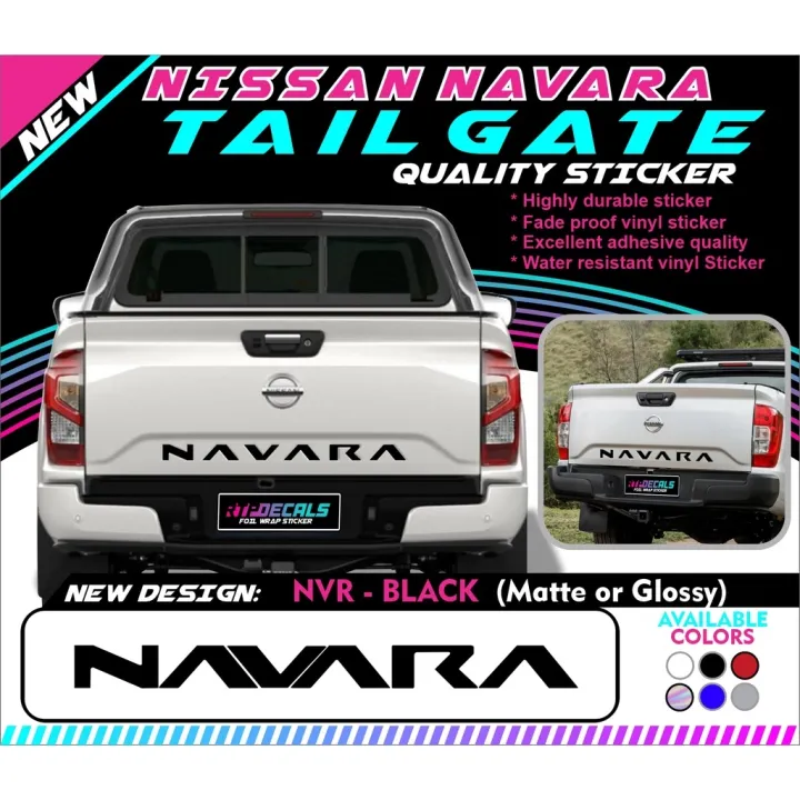 NISSAN NAVARA TAIL GATE DECALS STICKER | Lazada PH
