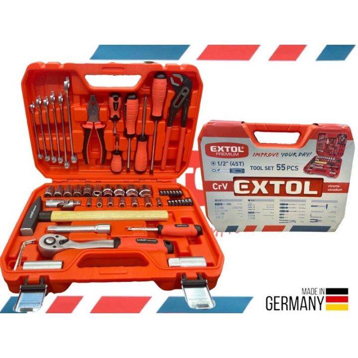 Extol Premium Germany 50Pcs And 100Pcs Sockets Set with Combination ...