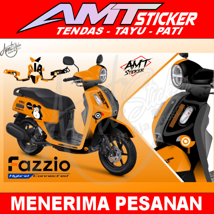 Sticker Decal Motor Fazzio - Bisa Custom/Request | Lazada Indonesia