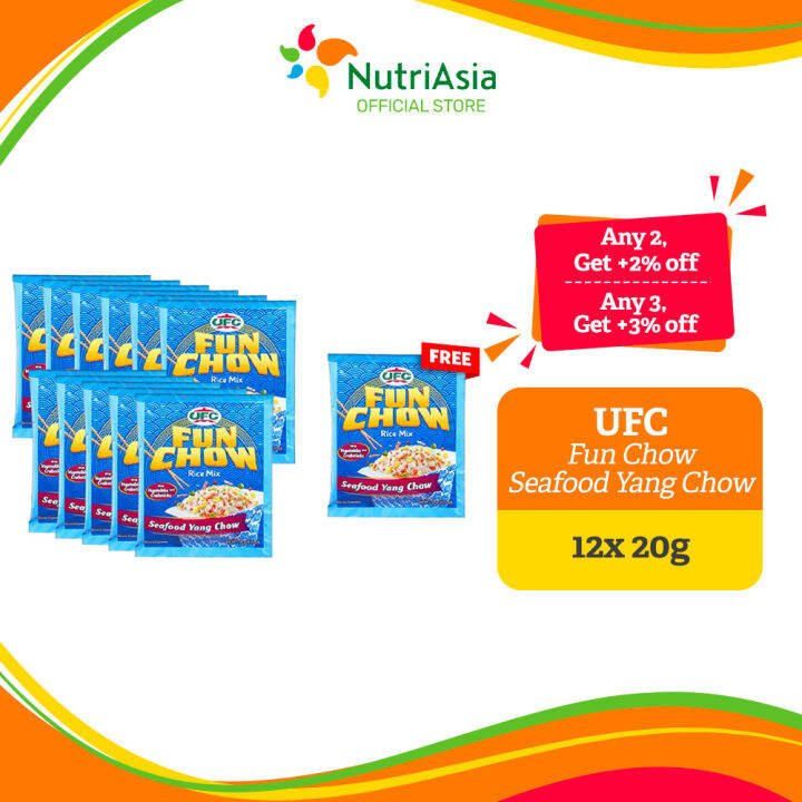 UFC Fun Chow Rice Mix Seafood Yang Chow 20g 11+1 | Lazada PH