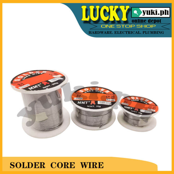 MMT SOLDER CORE LEAD WIRE 30g / 70g/ 300g (CF-20 / 1.0MM) | Lazada PH