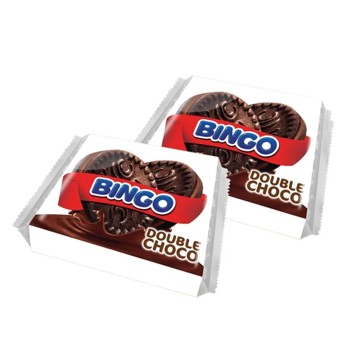 Spot goods Bingo Cookie Sandwich Double Choco Chocolate filled Choco ...