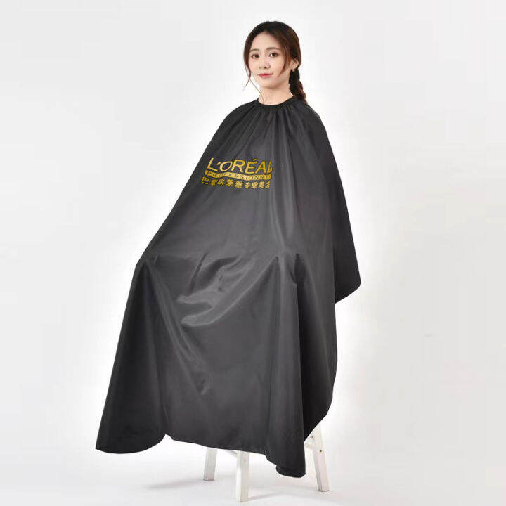 Barber shop hair cut cloth waterproof non-stick hair salon fashion high ...