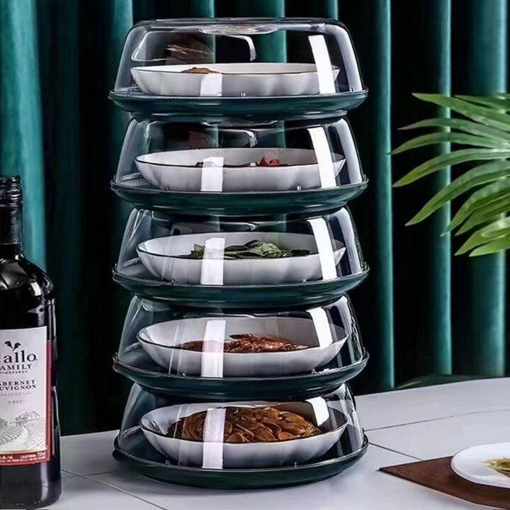 Kaisa Villa 5 Layer Food Protector Stackable Food Cover Insect-proof ...