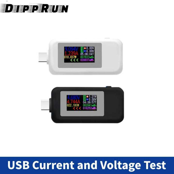 DIPPRUN Type-c Power Meter Tester Bidirectional Tester Color Screen Usb ...