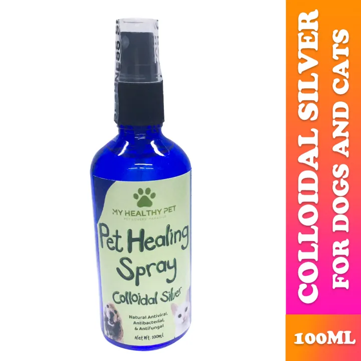 Pet Healing Spray Colloidal Silver for Dogs and Cats 100ml Dog ...