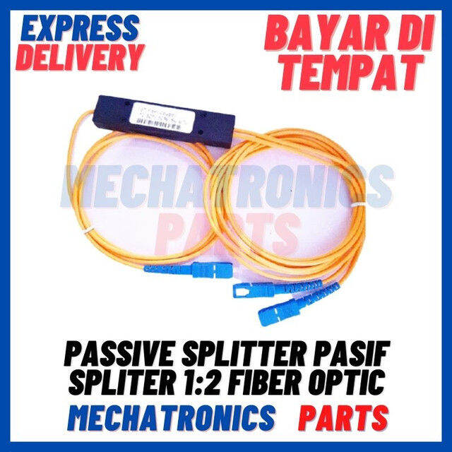 ELC[FOS-9009] PASSIVE SPLITTER PASIF SPLITER 1:2 FIBER OPTIC | Lazada ...