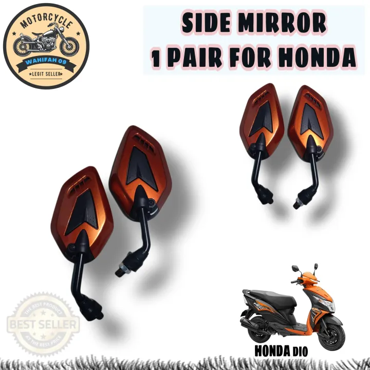 SIDE MIRROR FOR HONDA DIO- MADE IN THAILAND (1PAIR)|COD [WAHIFAH09 ...