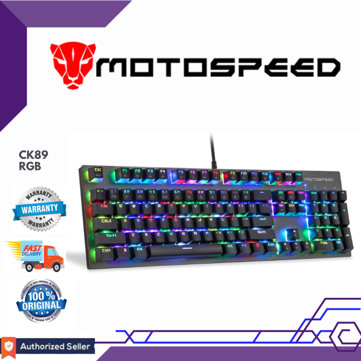 Motospeed CK89 RGB Keyboard Kailh, Anti-ghost, Mechanical switches ...