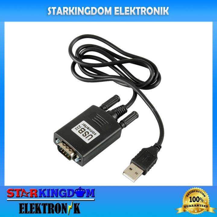 Kabel USB to Serial DB9 RS232 Male Converter Adapter Cable Non Merk ...