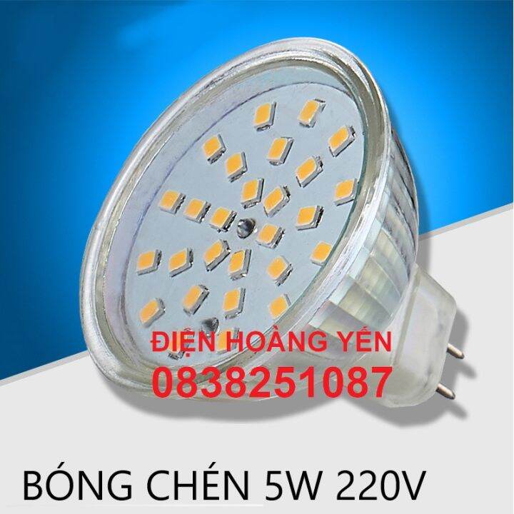 Bóng đèn Led (bóng Led chén) chiếu điểm chân ghim 5W | Lazada.vn